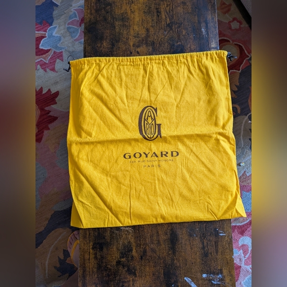 Goyard | Bags | Goyard Dust Bag Authentic Yellow Drawstring Pouch ...